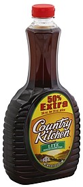 Country Kitchen Syrup Reduced Calorie, Lite 36.0 oz Nutrition ...